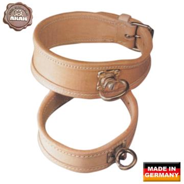 AKAH Tracking collar bark tanned leather - Blood tracking - AKAH