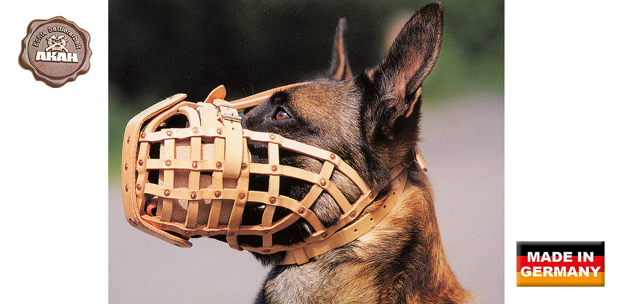 AKAH Muzzle Mechelaar leather - Muzzles - AKAH
