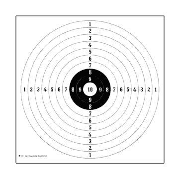DJV rifle target 109 - Targets traps - AKAH