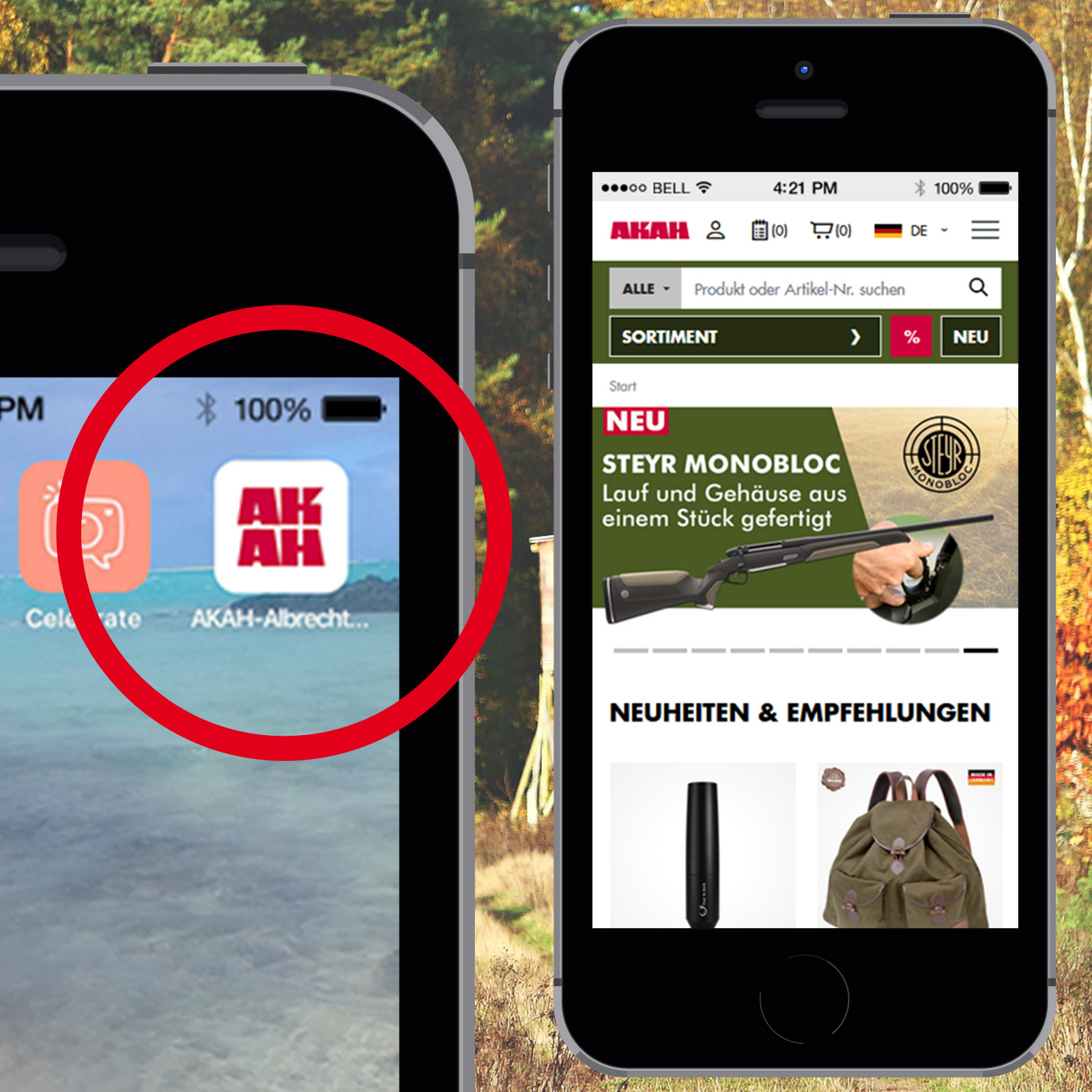 AKAH Smartphone App - AKAH - Albrecht Kind GmbH